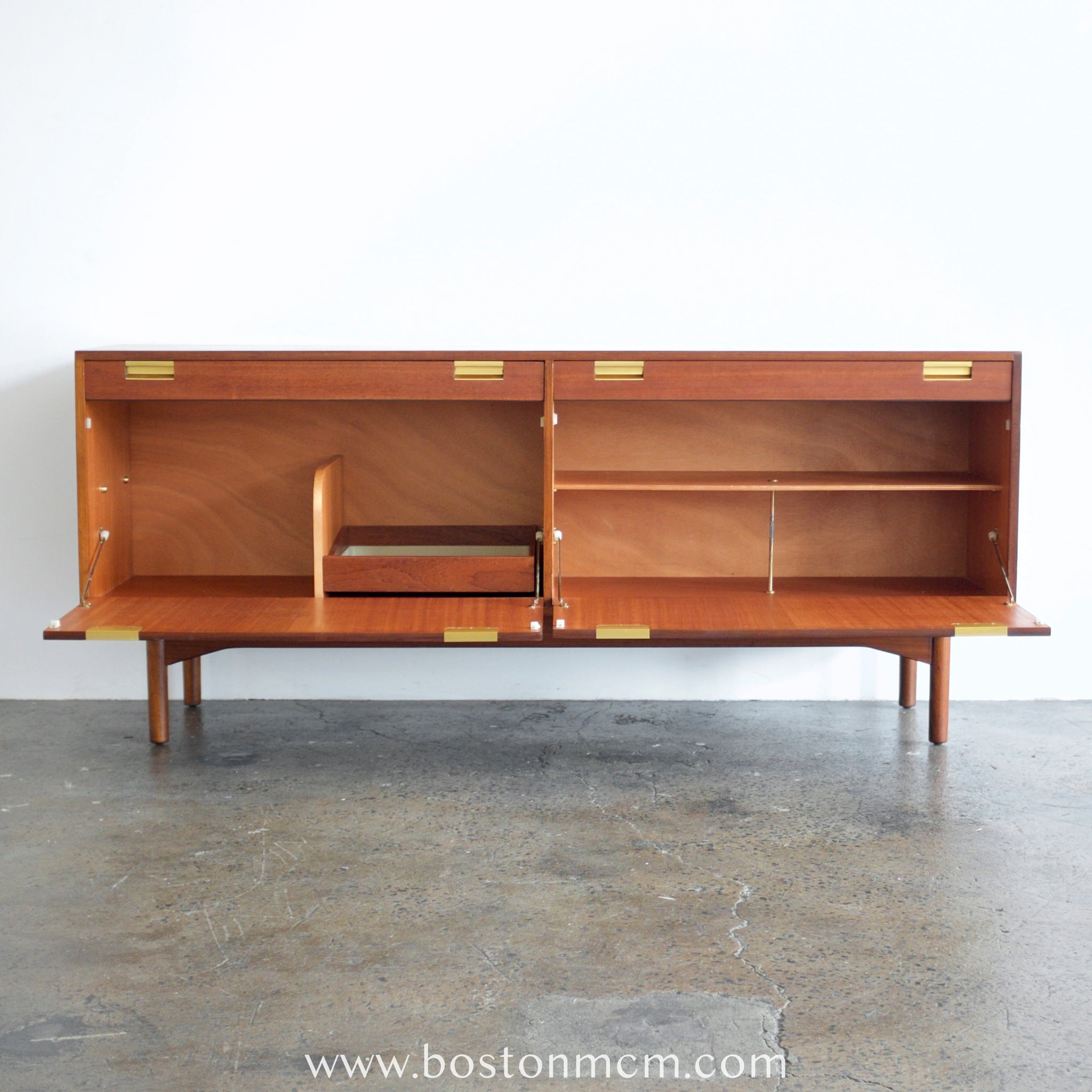 Vintage Mid Century Modern Greaves & Thomas Teak Credenza – Boston Mid ...